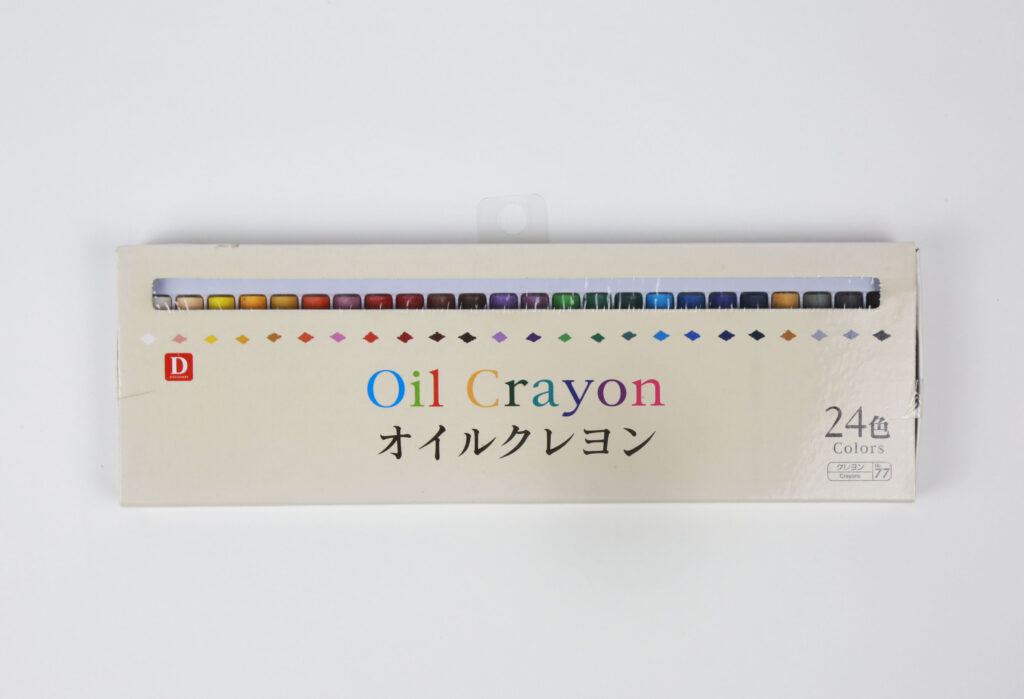 Oil Crayons – 24 Vibrant Colors – Daiso Japan Middle East